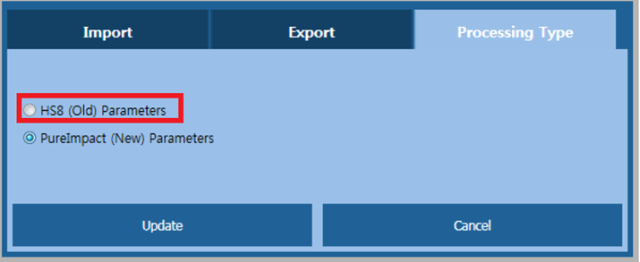 VXvue Image processing type change – Vieworks Support
